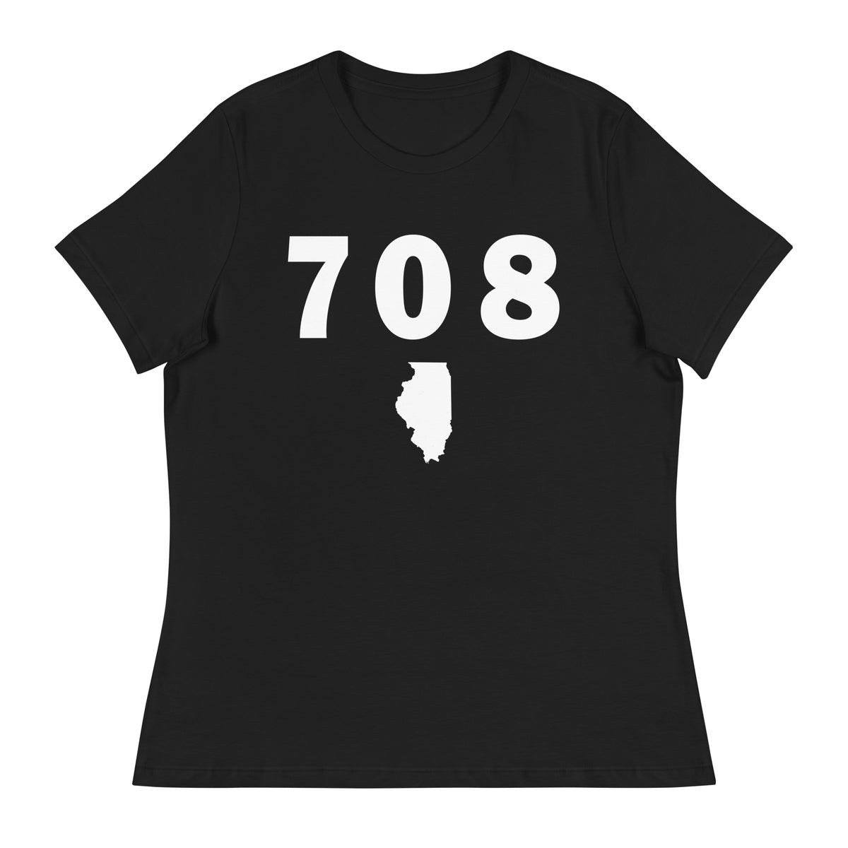 708 Area Code Women's Relaxed T Shirt – WhereIWasRaised
