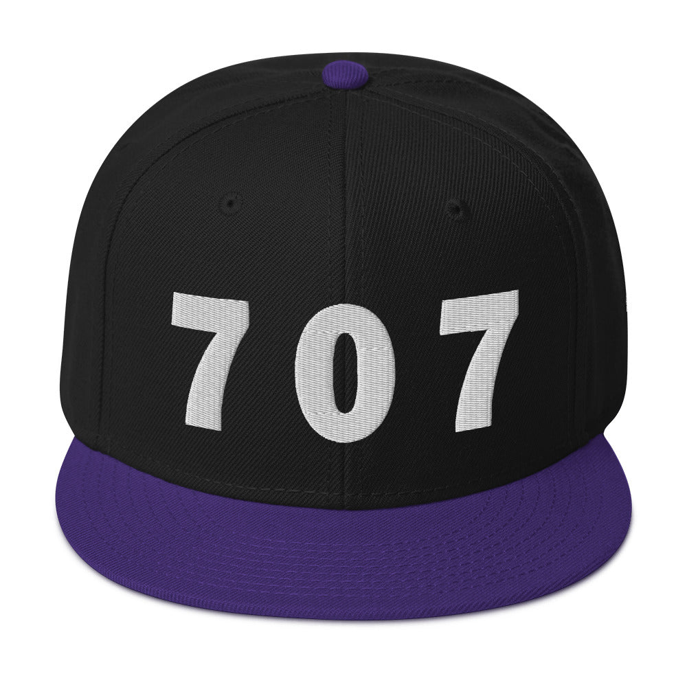 707 Area Code Snapback Hat – WhereIWasRaised
