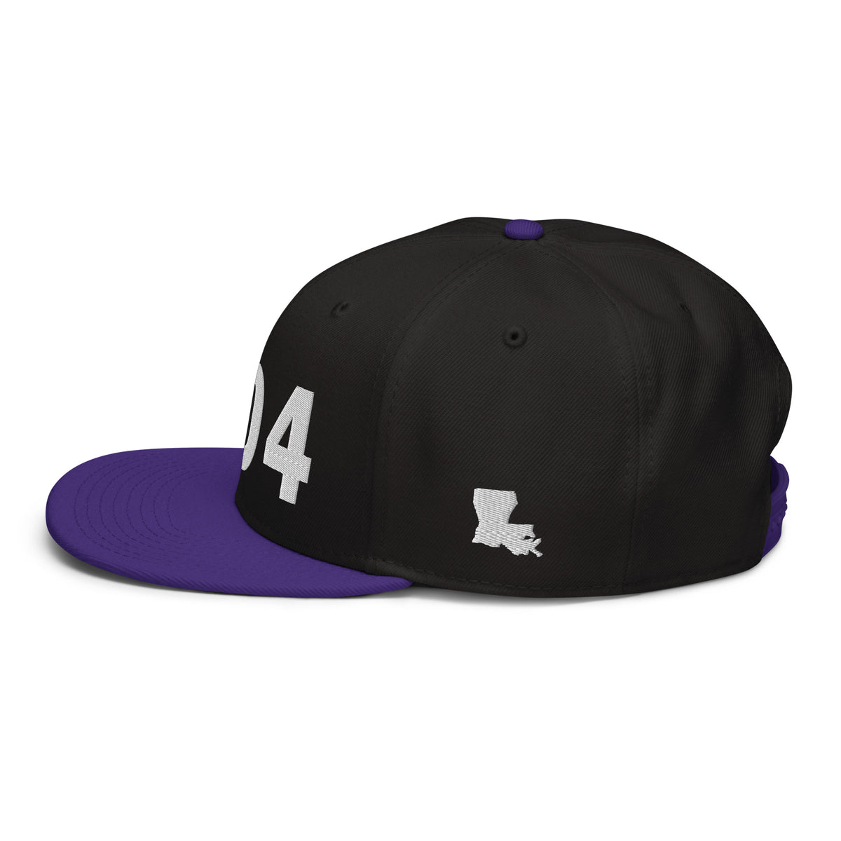 504 Area Code Snapback Hat – WhereIWasRaised